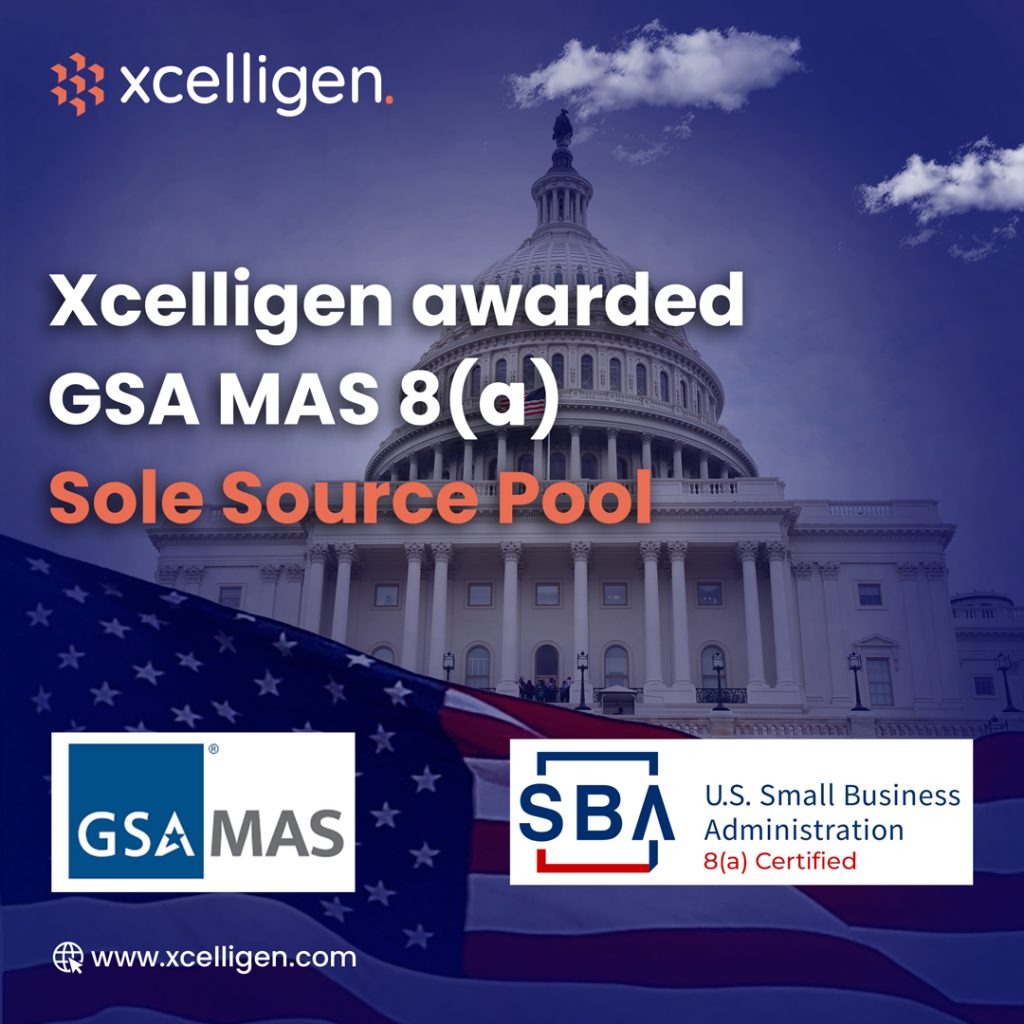 Xcelligen awarded GSA MAS 8(a) Sole Source Pool - Xcelligen Inc.